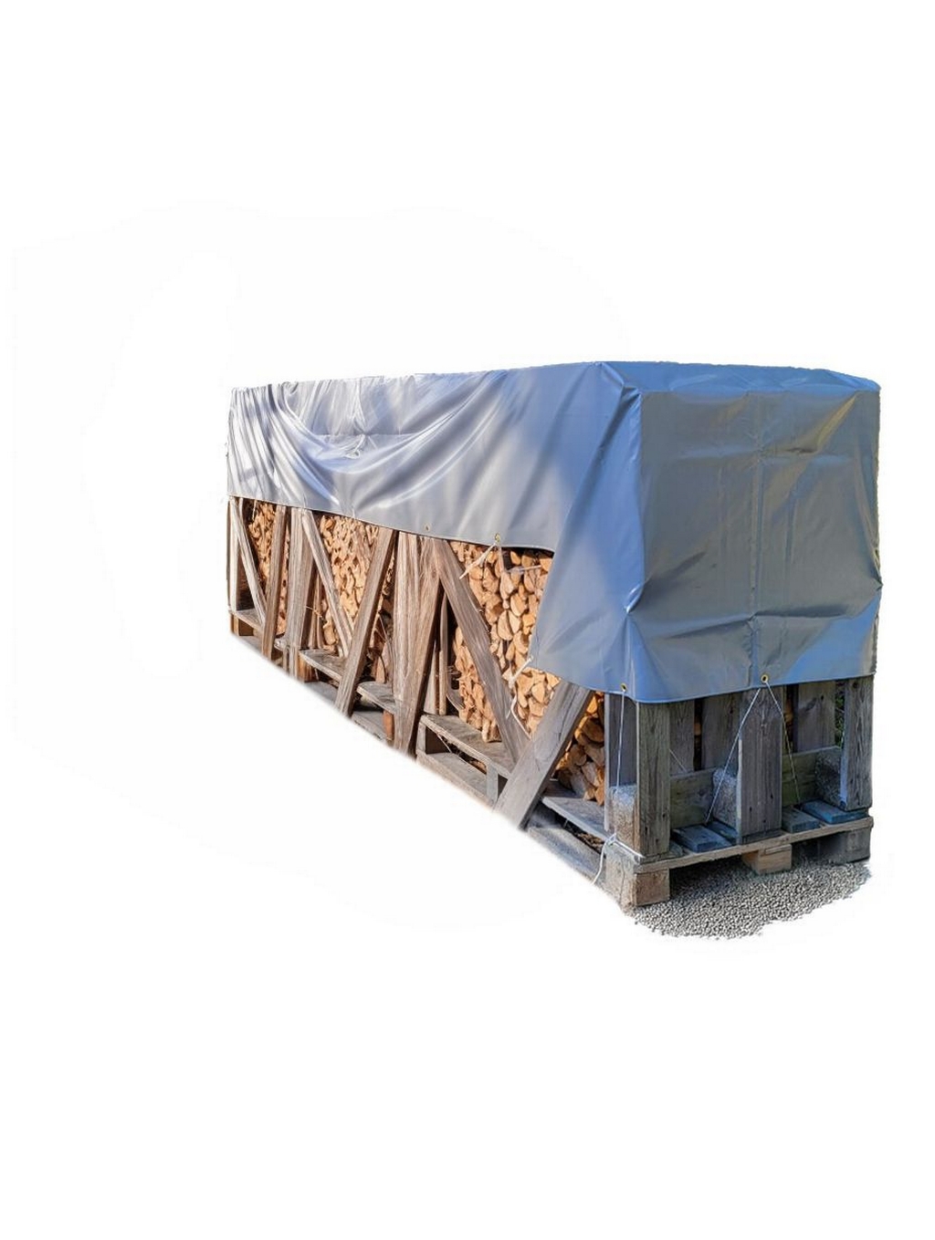 PVC Presenning 2x5m 650 gram - passer over ved paller - Wee.no