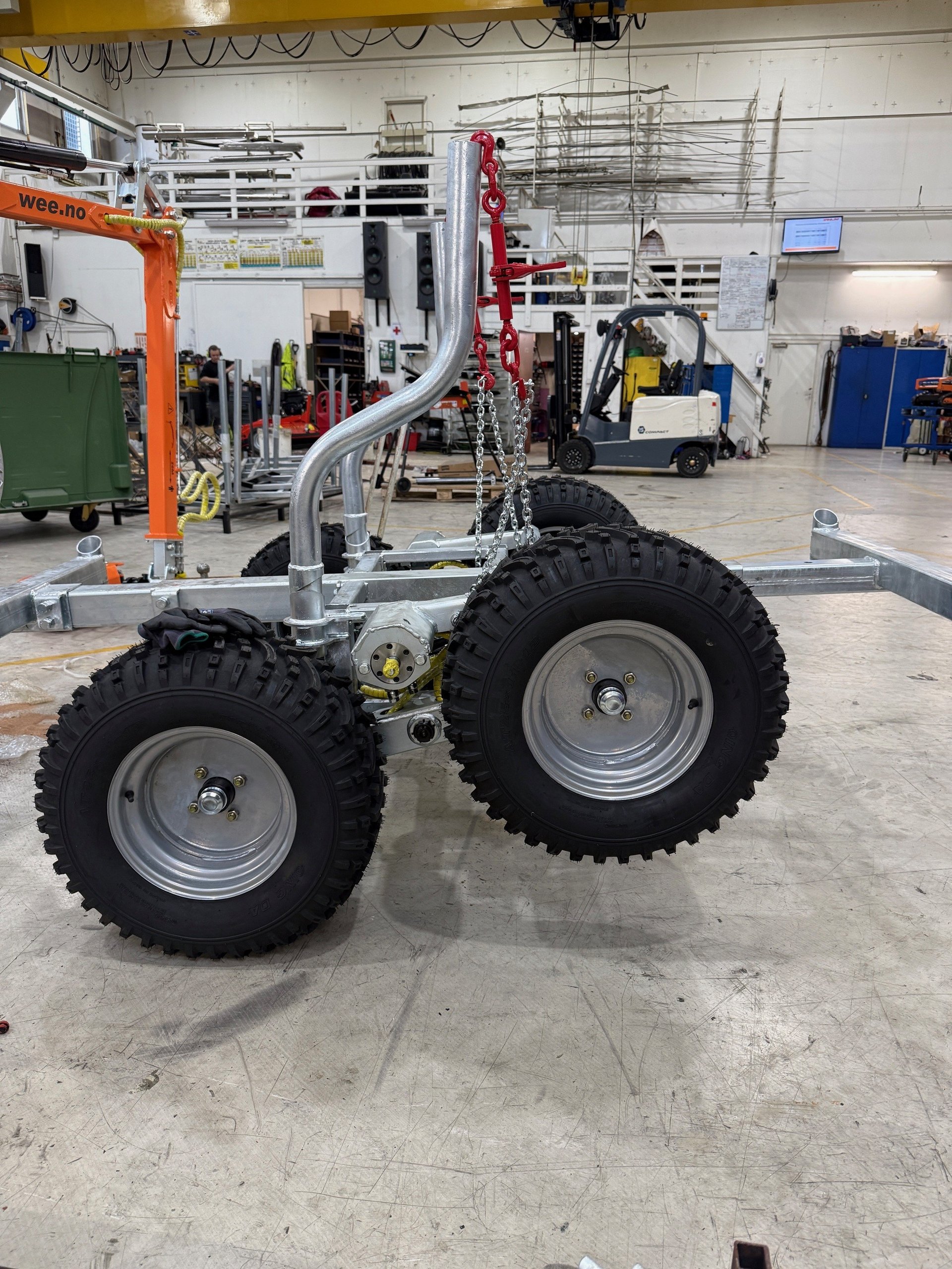 Tømmerhenger Voss med bremser traktor og ATV - Wee.no