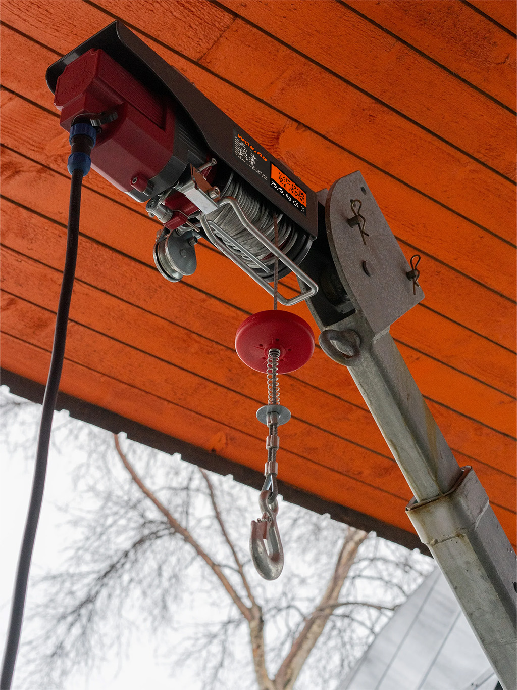 Elektrisk vinsj med fjernkontroll 18V Viktor - Wee.no