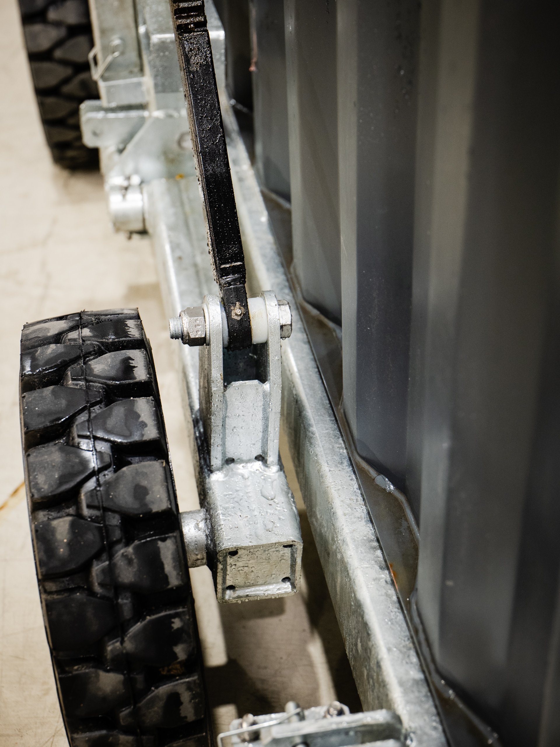 Containerhjul transport og løft 2i1 10 tonn - Wee.no