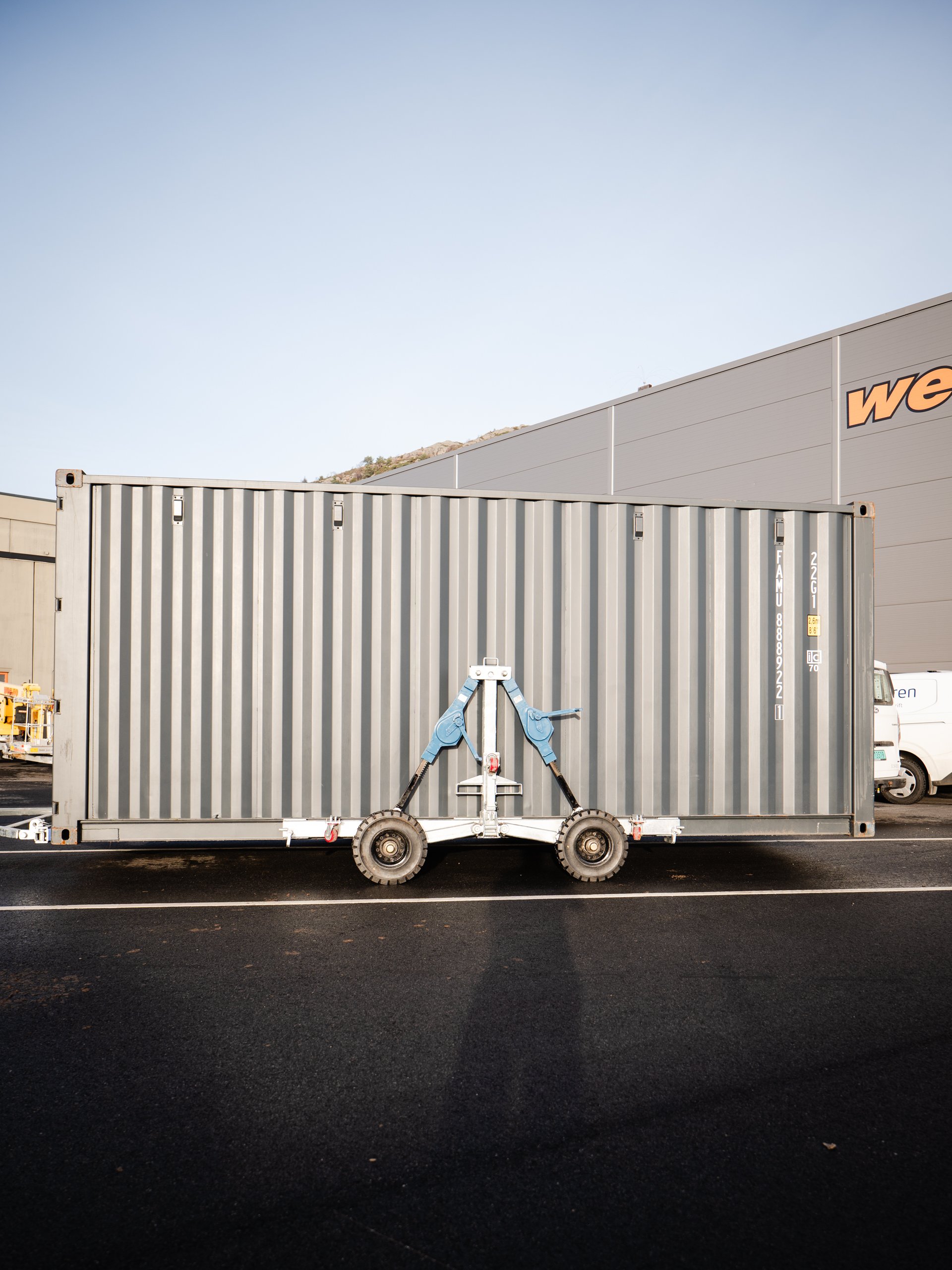 Containerhjul Transport og Løft 2i1 20 tonn - Wee.no