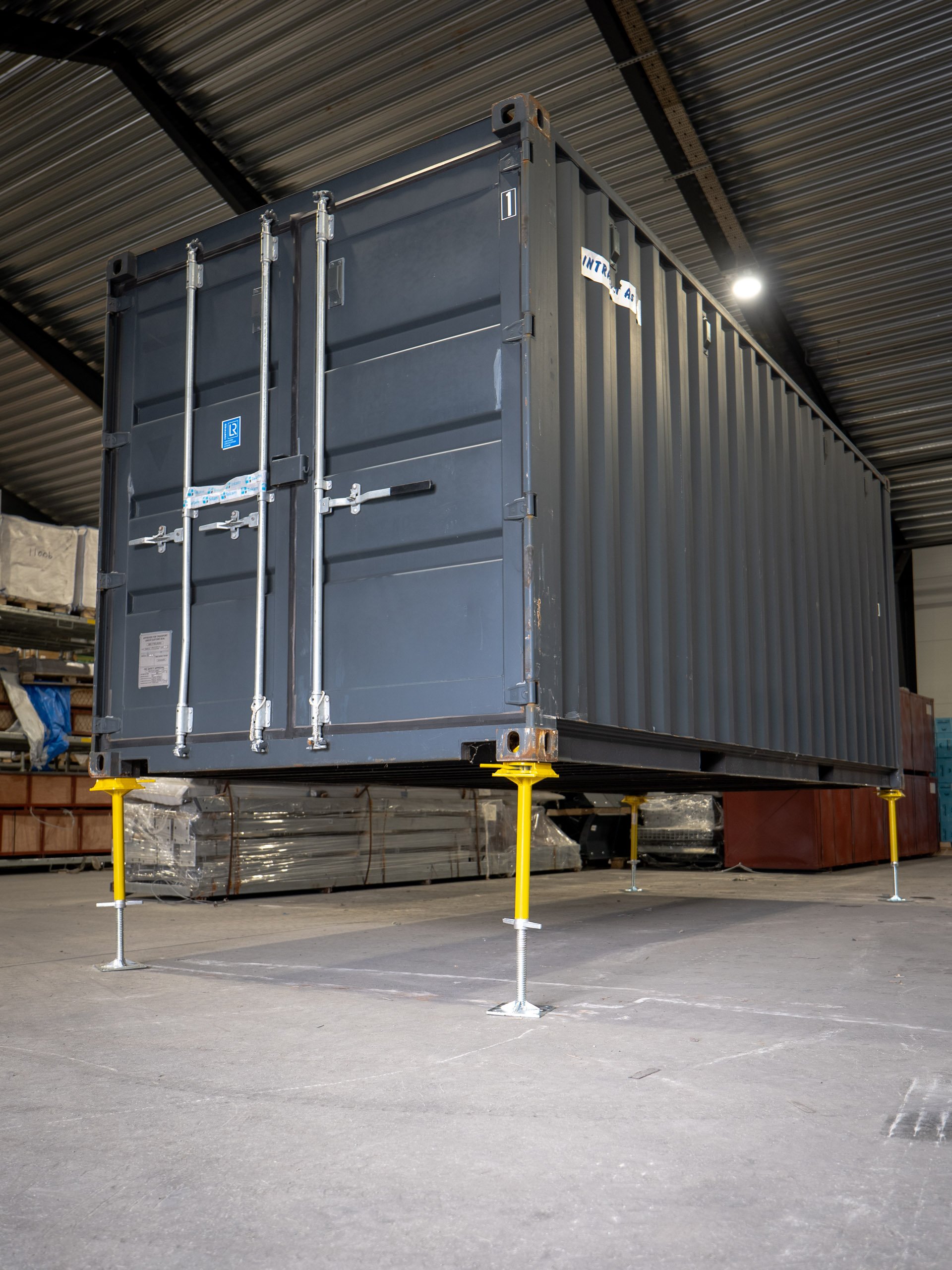 Container støtte for 10 tonn - Wee.no