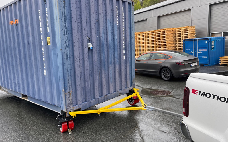 Drag for container, må tilpasses av kunde - Wee.no