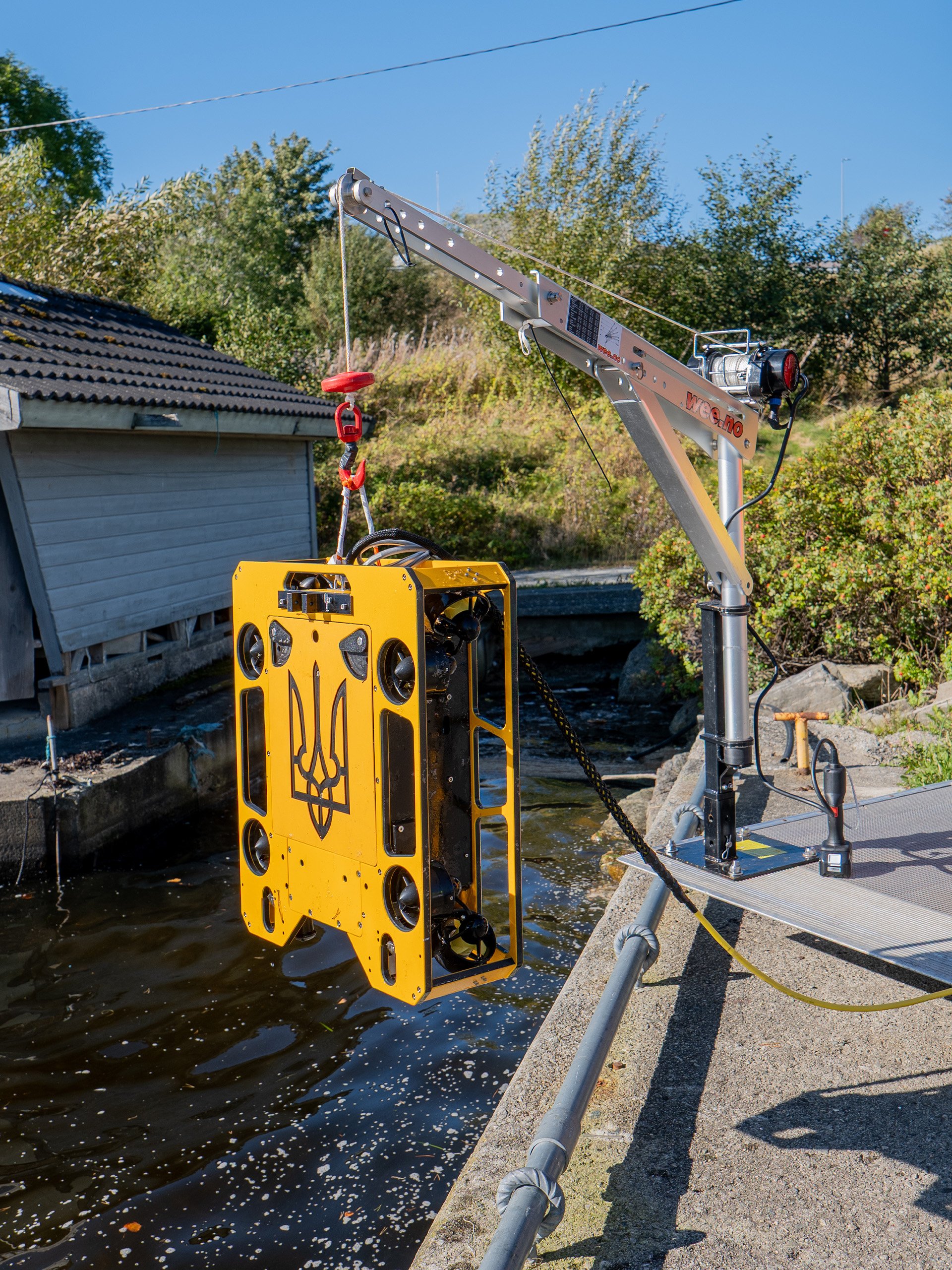 Elektrisk vinsj med fjernkontroll 18V Filip - Wee.no