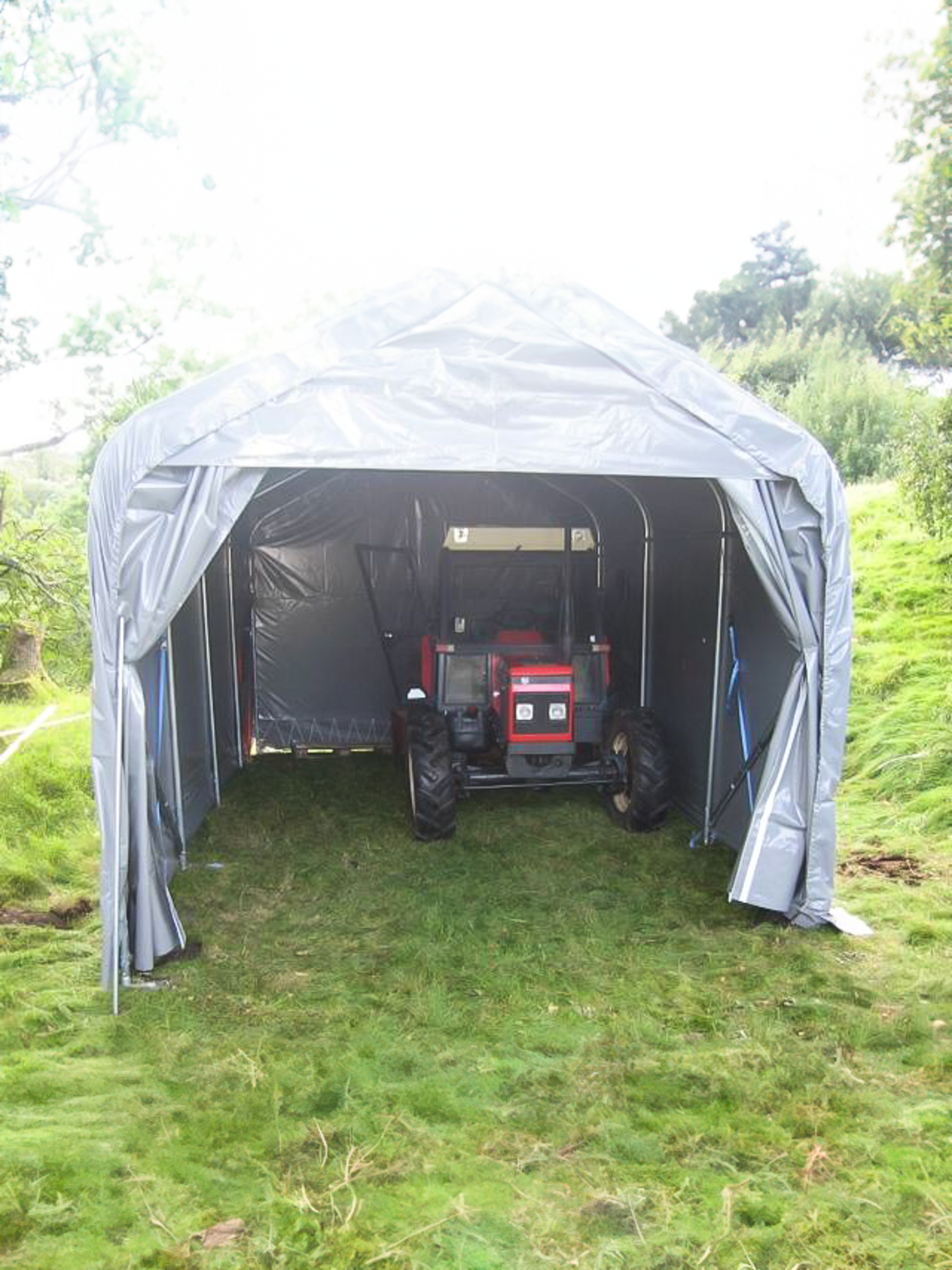 Lagertelt 4x8x3.8m PVC 650g - Wee.no