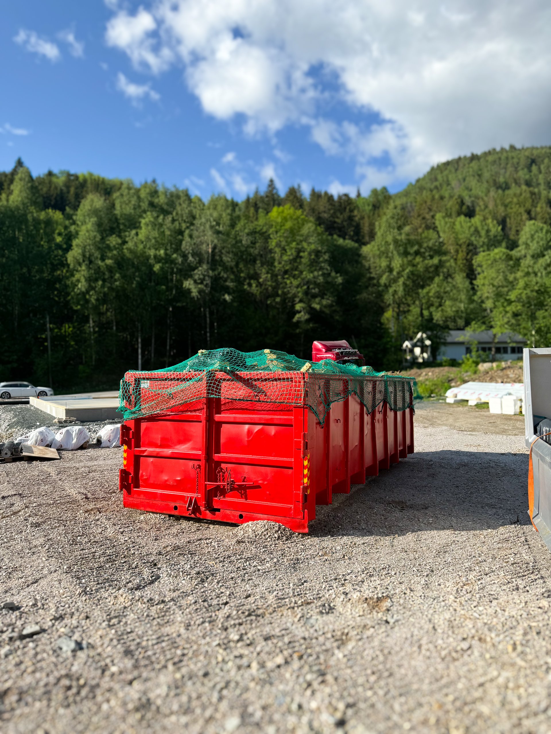 Lastesikringsnett til container - Wee.no