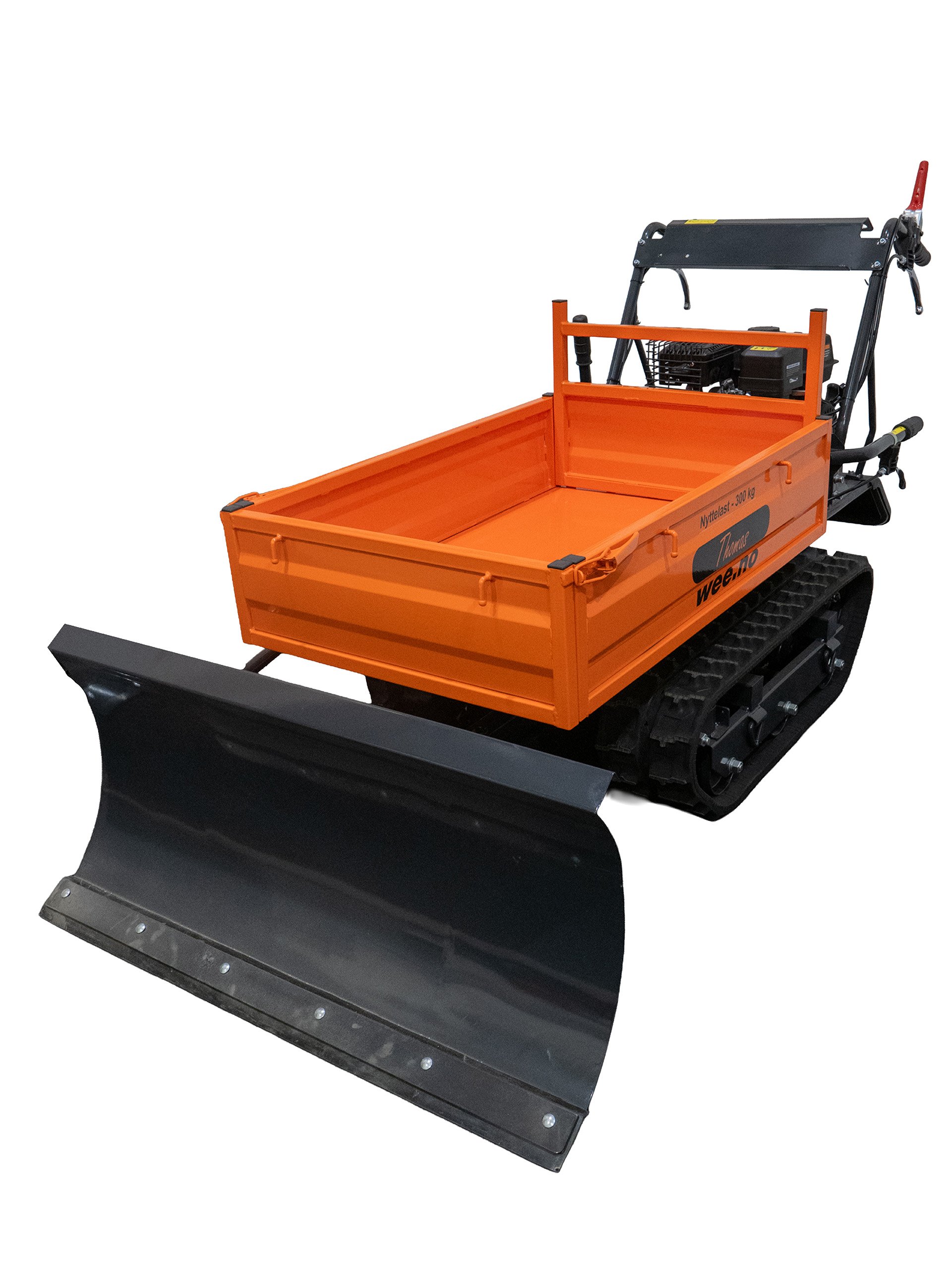 Minidumper Thomas med brøyteskjær - Wee.no