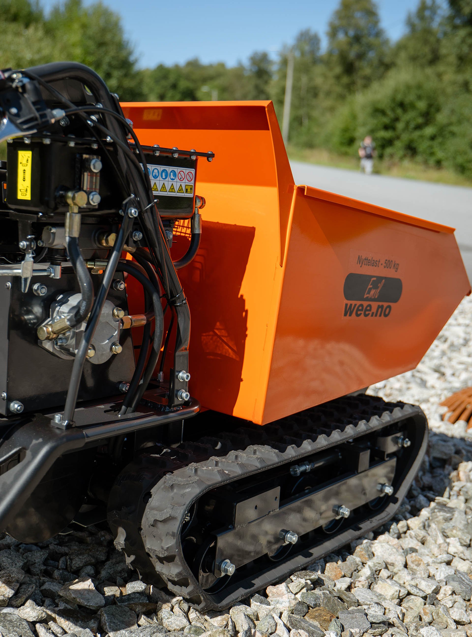 Minidumper Emil 500kg hydraulisk tipp - Wee.no