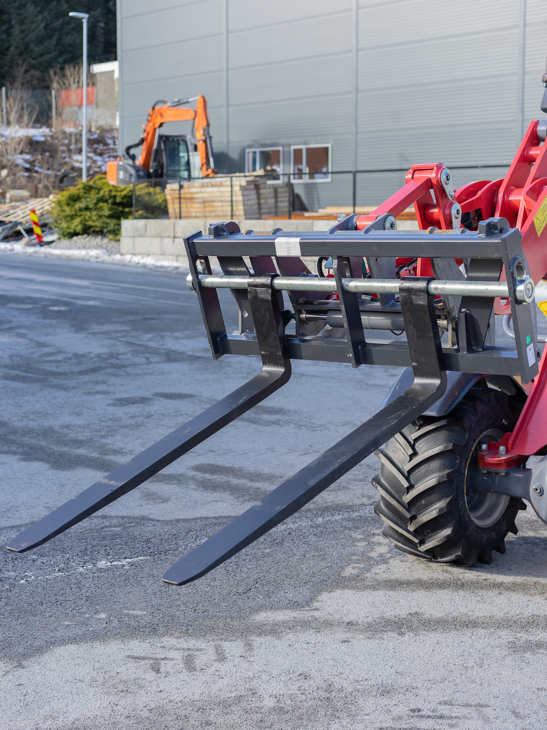 Mekanisk pallegaffel SMS/Trima kobling 2 tonn - Wee.no