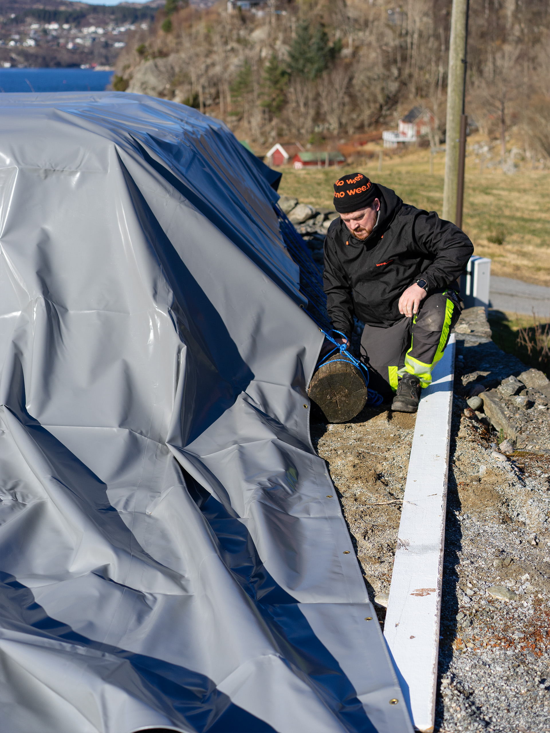 PVC Presenning 4x10m 650 gram - Wee.no