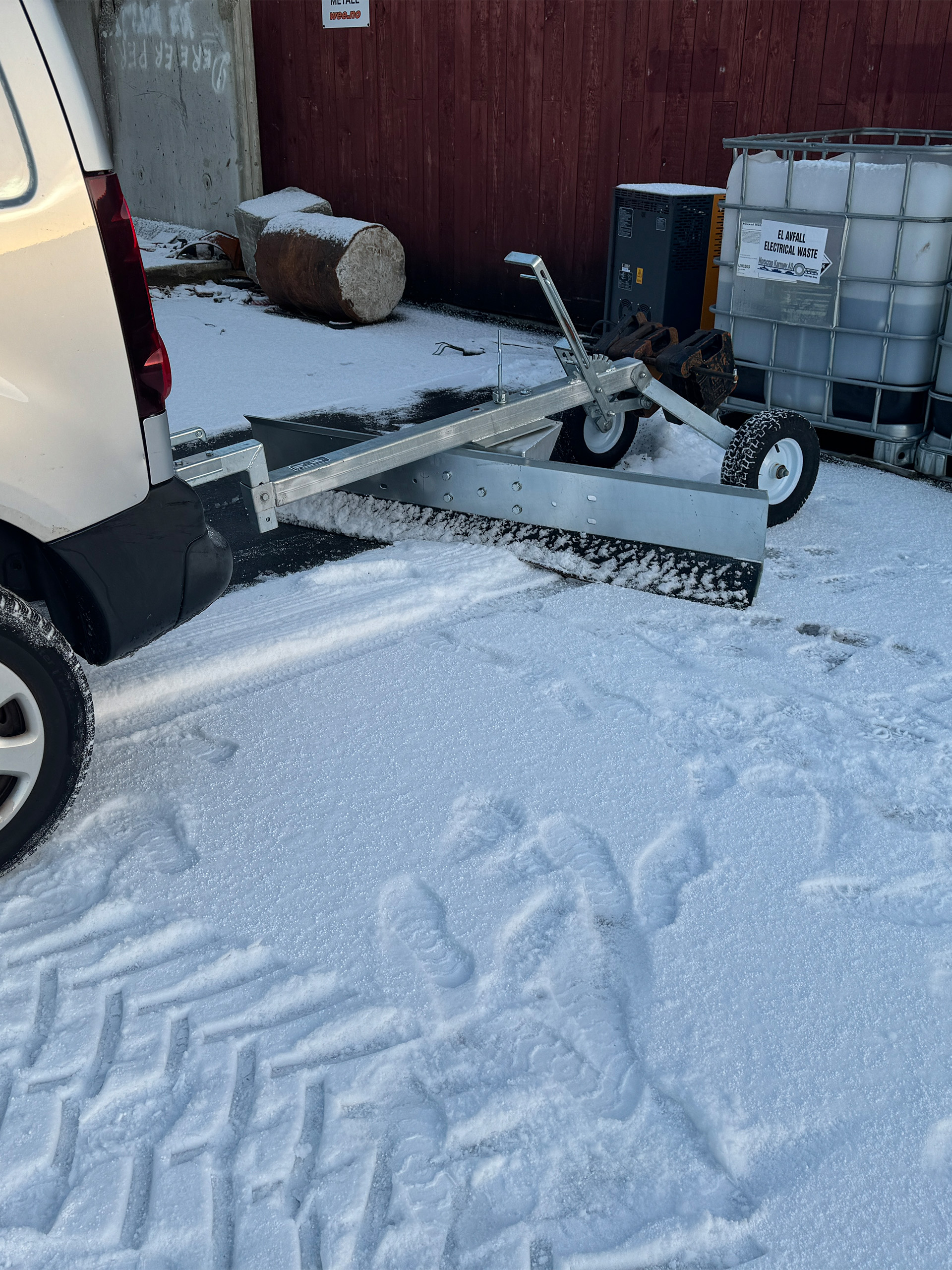 Snøskjær veiskrape til ATV Bil - Wee.no