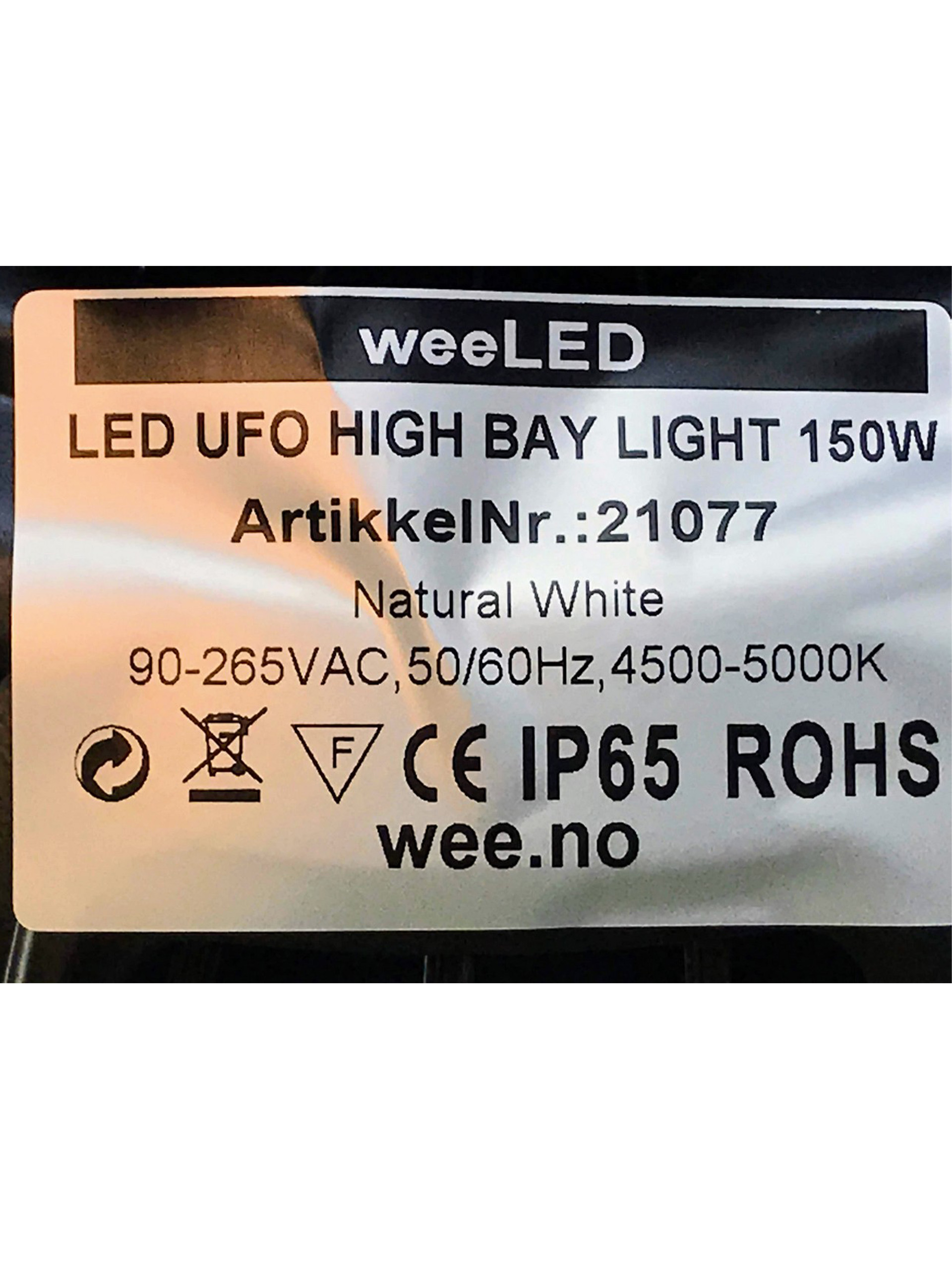 WeeLed UFO taklys 150 Watt - Wee.no